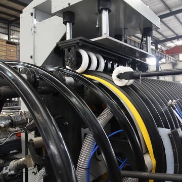 Quality Sewage Corrugated Pipe Extrusion Line High Ring Stiffness SN8 SN20 3000mm for sale