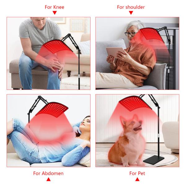 Quality Pain Relief Red Light Therapy Panel with Stand and Customizable Output for sale