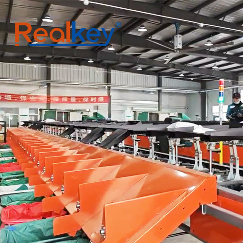 Quality Automatic Parcel Sorter Package Sorting System With Heavy Duty Tray Safety for sale