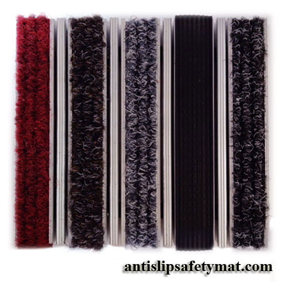Quality Aluminium Alloy Anodized Royal Non Slip Entrance Mat Dirt Removal for sale