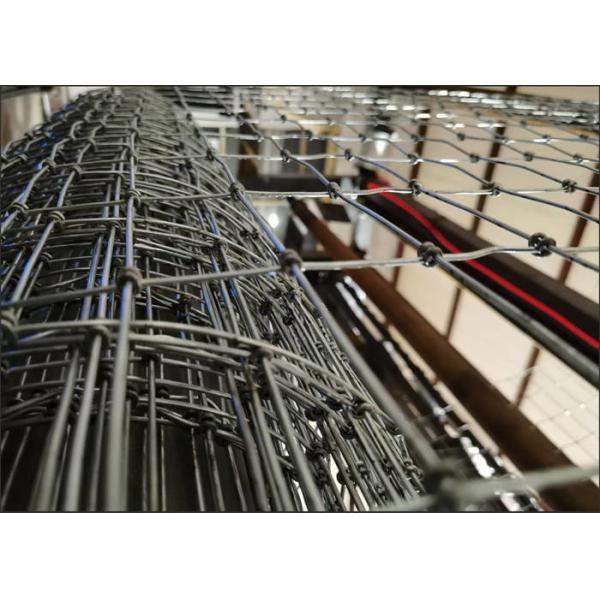 Quality 48"H 2"X4" Square Deal Non Climb Horse Fence , Knot Field Fence Roll for sale