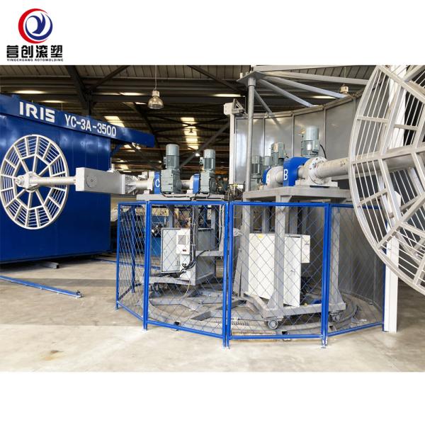 Quality HDPE Circular Oven Structure Water Tank Making Machine Energy Saving for sale