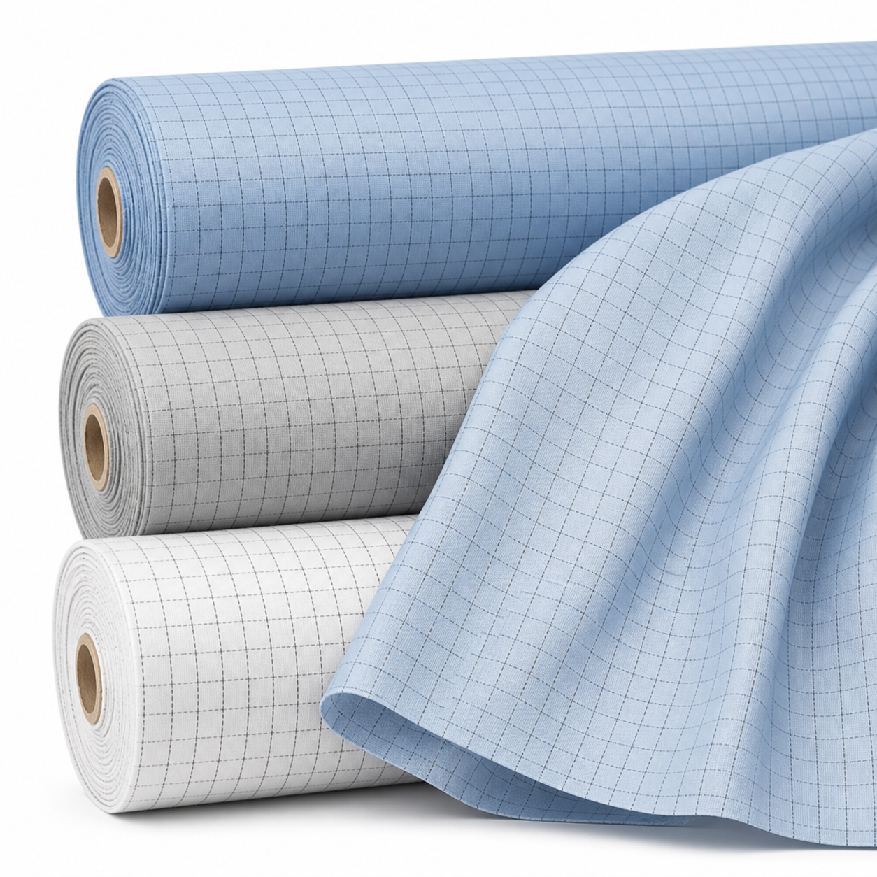 Quality Cleanroom ESD Twill Fabric 110g/m² 10E5-10E9 Ohm for Anti-Static Workwear for sale