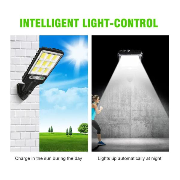 Quality Solar Garden Light High Lumen Sensor Security Wall Street Lamp for Outdoor for sale