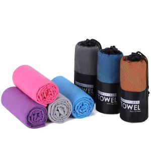 Quality Customizable Microfiber Travel Quick Dry Towel Odor Resistant Quick Dry Beach for sale