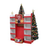 Quality Flat Packed Cardboard POS Display Custom Printed Cardboard Display Stands for sale