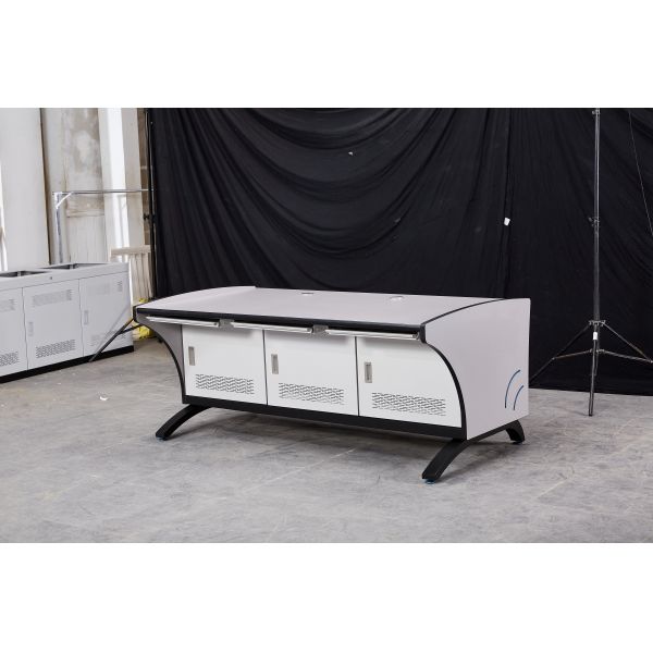 Quality Industrial Control Room Wood Surface Three Person Operating Table with Easy for sale