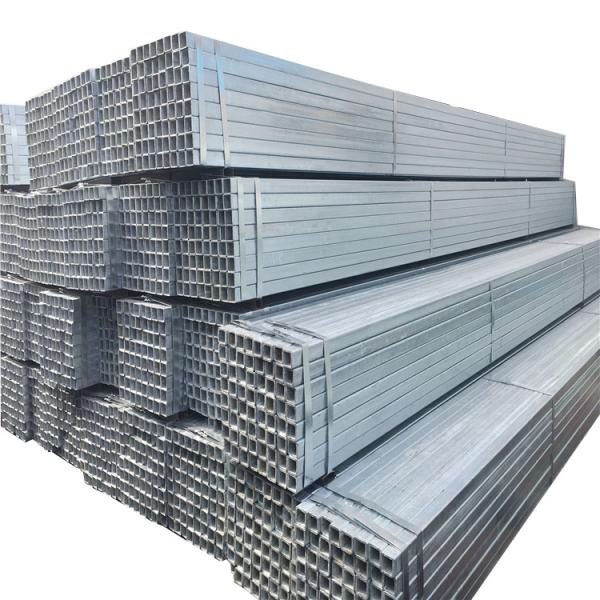 Quality 25x25 Galvanized Steel Square Pipe 2.0mm Thickness TS550GD CGCC SGCC Grade for sale