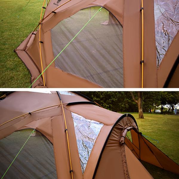 Quality Double Layer Breathable 190T Polyester Pop Up Camping Tent for sale