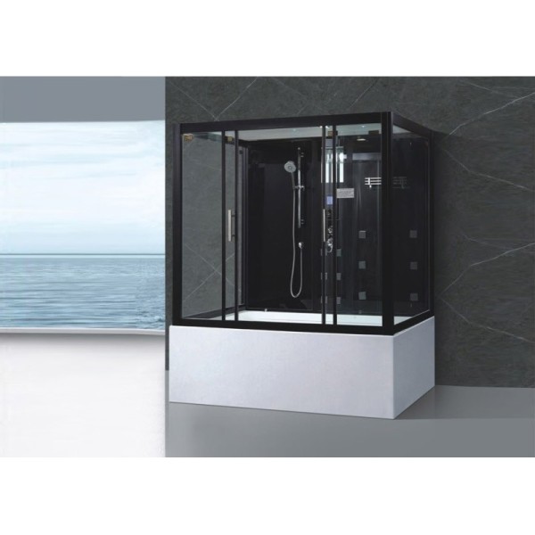 Quality 1700mm Ladodo Easy To Install Home Steam Room With Massage Bathtub for sale