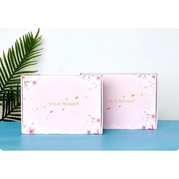 Quality Corrugated OEM ODM Patterned Custom Apparel Boxes Eco Friendly for sale