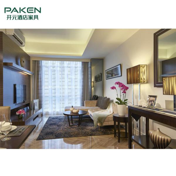 Quality Interior Modern Wood Panel Hotel Bedroom Furniture Sets for sale