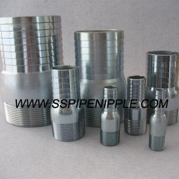 Quality 1 Inch Galvanized ASTM A53 KC Nipple/Hose Nipple/Hose Mender  NPT for sale