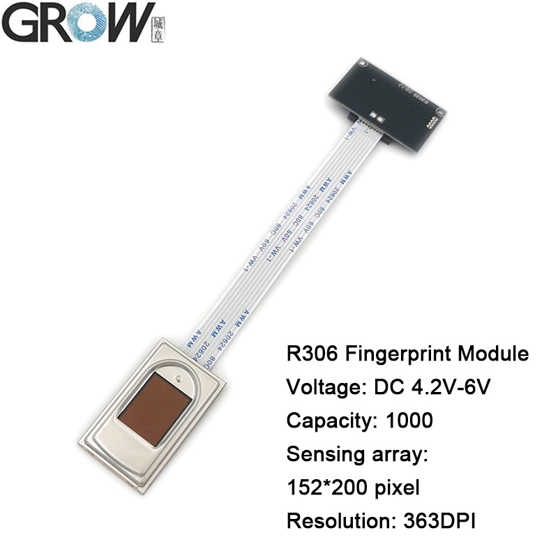Grow R306 FPC1011f3 Capacitive Fingerprint Module with Free Sdk