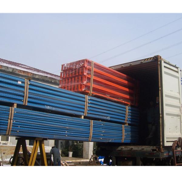 Quality Corrosion Protection Heavy Duty Sheet Metal Stacking Pallet Rack Beam Racking for sale