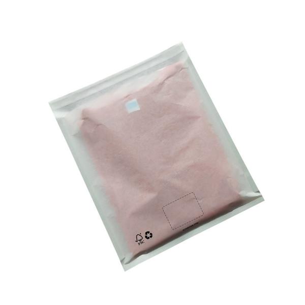 Quality Recyclable Self Adhesive Wax Mailing Glassine Bags Eco Friendly 40g for sale