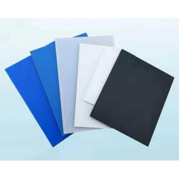 Quality Black White PP Corruagted Board UV Resistant 2mm 3mm Hollow Core Plastic Sheets for sale
