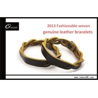 Quality Hot Sale adjustable personalized fashion custom leather bracelets for sale