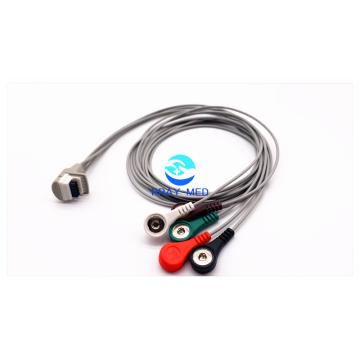 Quality 3 Channel 5 Lead Ecg Cable Mortara H3+ Small Redefined Holter Recorders Applied for sale