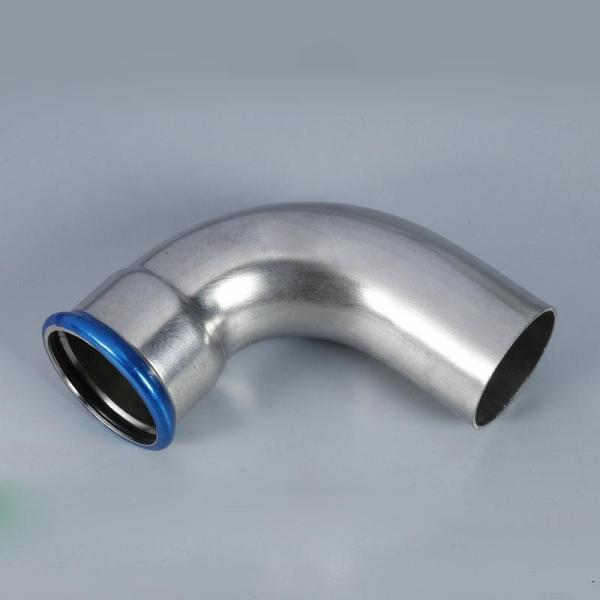 Quality Free Samples SS 304l Pipe Fittings , Stainless 90 Degree Elbow for sale