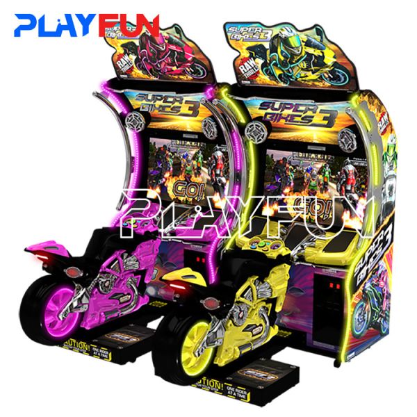 Quality Unis super bike 3 coin operated game machine motor racing game video game for sale