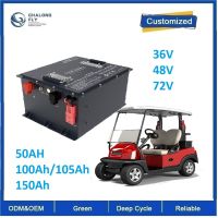 Quality CLF OEM 48V 100Ah Golf Cart Battery with Grade A Lithium Battery Cell and 4000 for sale