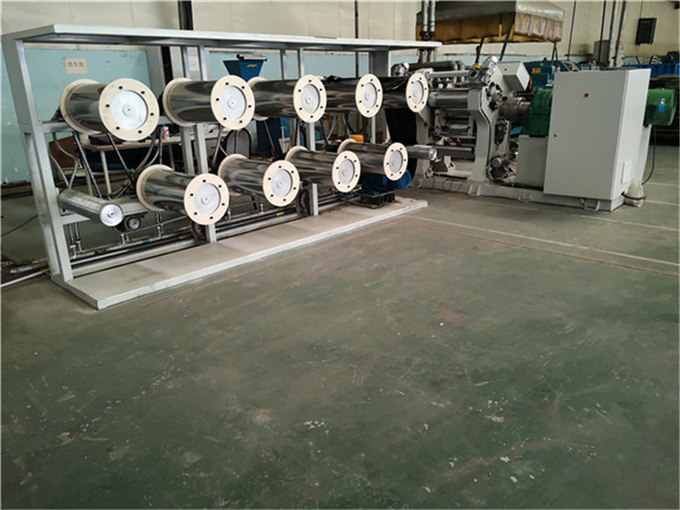 Three Roll Rubber Calender Machine SGS 3 Roll Calender Machine For Plastics 2