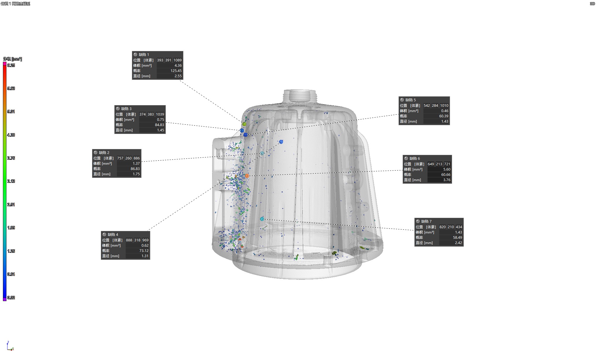 Quality 3D CNC program control porosity analysis CT X-Ray machine Unicomp UNCT2600 for for sale