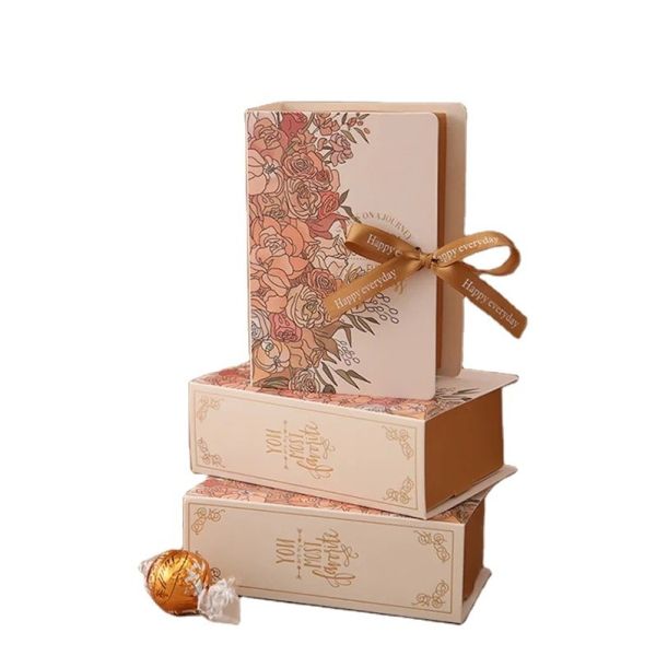 Quality Packing Material Custom Logo Magnetic Candy Chocolate Packaging with Customized Color for sale