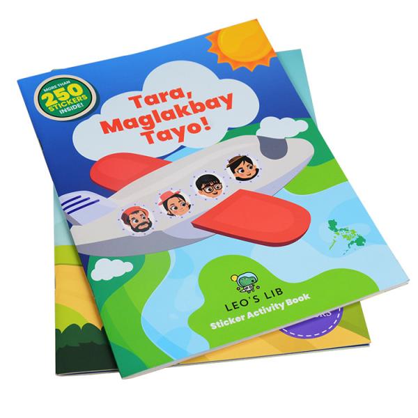 Quality OEM factory cheaper price full color printing kids educational creative activity custom sticker book for sale