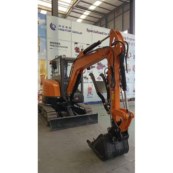 Quality 1.2 Ton Micro Digging Machine CE Approved Small Crawler Excavator Yellow Black for sale
