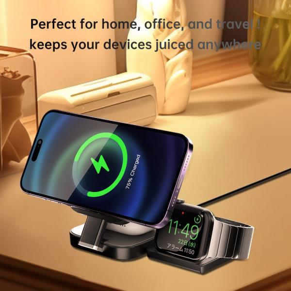 Quality Customizable Folding Design Iphone Charging Stand For Home And Office for sale
