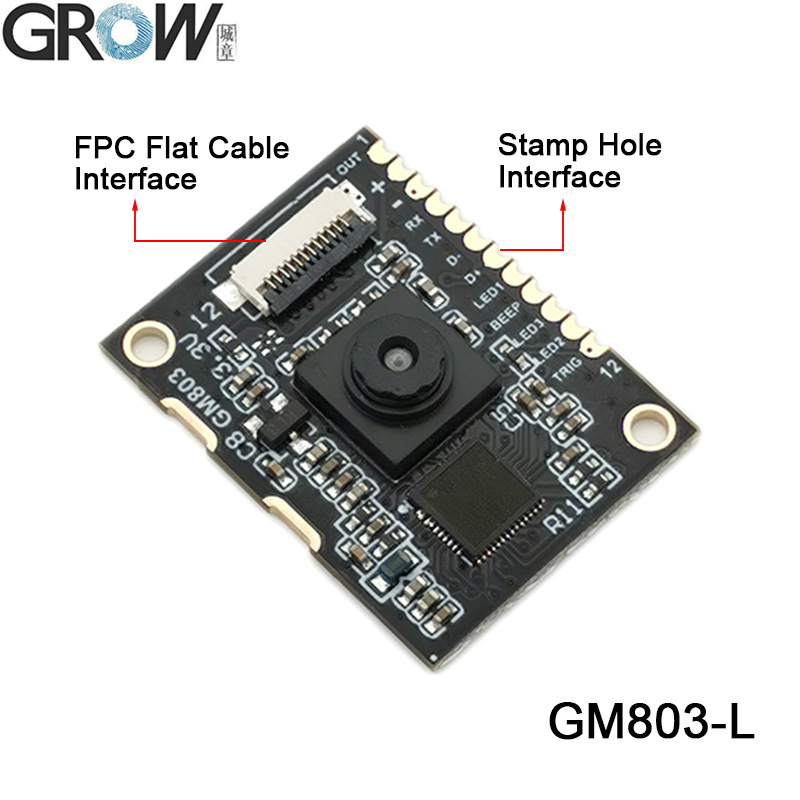 Grow GM803 Series DC3.3V USB/Ttl232 Barcode Scanner 1d/2D Qr Bar Code Reader