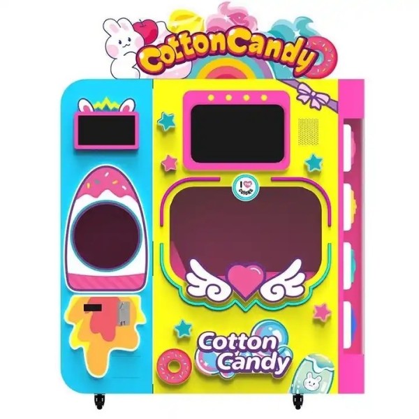 Quality OEM Robot Automatic Cotton Candy Machine 180KG 21.5inch for sale