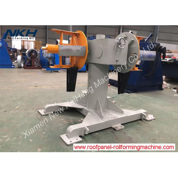 Quality Twin Head Design Manual Decoiler 300mm Input Width For Ceiling / Flashing for sale
