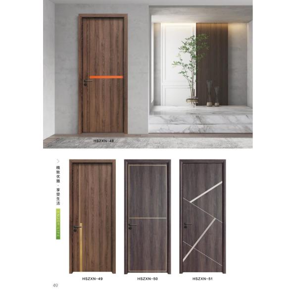 Quality Interior WPC Waterproof Door Termite Proof With Various Sizes And Colors for sale
