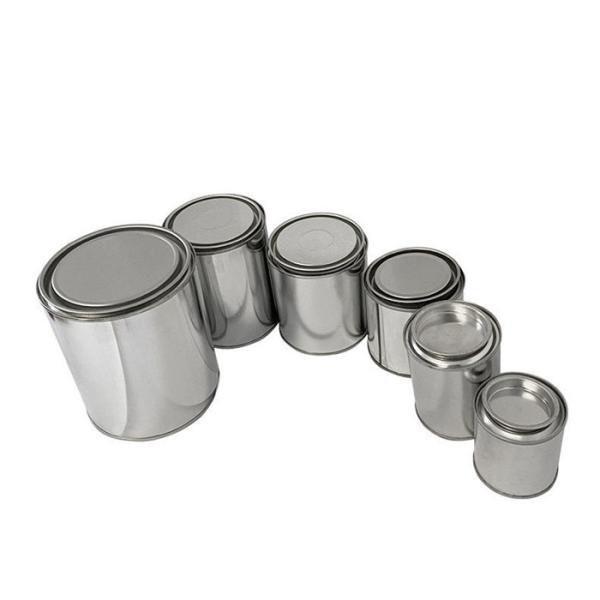Quality 150ml Empty Round Metal Paint Tin Cans With Lid for Paint and Candles Packaging for sale