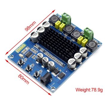 Quality CA-3168B Wireless Digital Amplifier Board DC12-24V 2*50W Output Power TPA3116D2 for sale