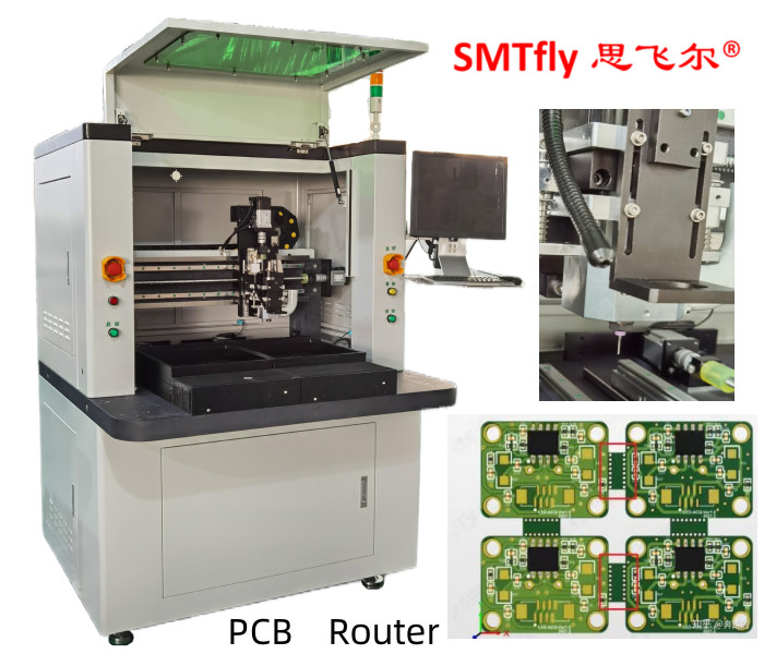 Quality Pcb Router Depaneling Machine Offline 0.01mm Positioning Circuit Board Maker for sale