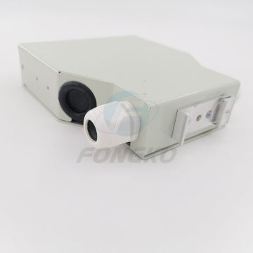Quality 4 Core FC DIN Rail Fiber Optical FTTH Terminal Box Splice Box for sale
