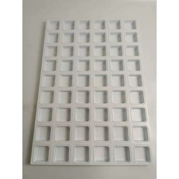 Quality 54 Cups Square Aluminum Bun Baking Pan Non Stick Silicone for sale