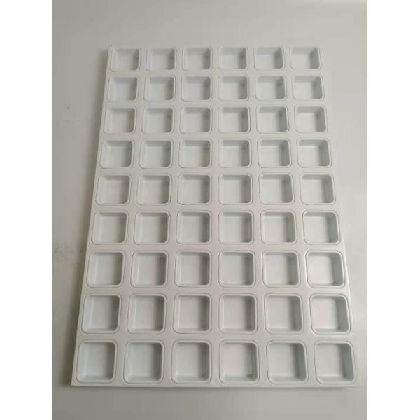 Quality 54 Cups Square Aluminum Bun Baking Pan Non Stick Silicone for sale