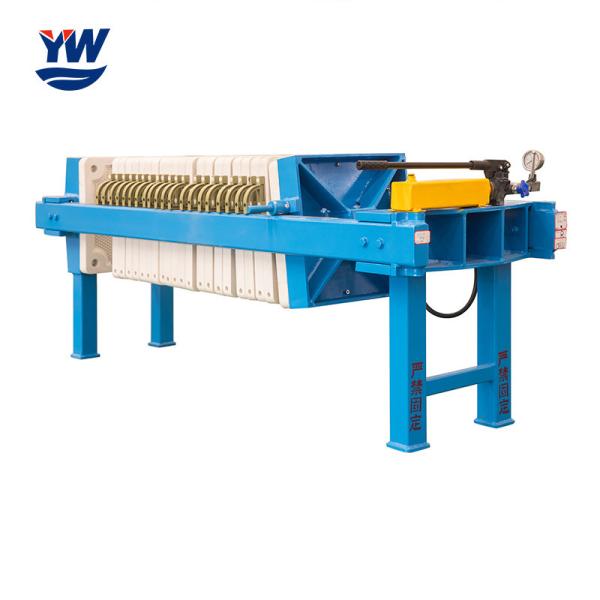 Quality Small Manual Hydraulic Chamber Filter Press PP Plate Handle Type for sale