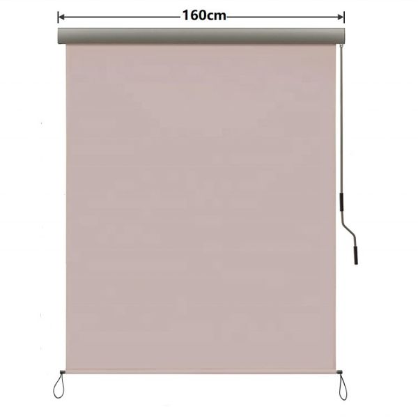 Quality Aluminum Frame Manual Operation Sunscreen Awning for Vertical Windows and Roller Blinds for sale