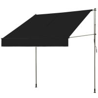 Quality Manual Operation Balcony Clamp Awning 300cm Wide with Hand Crank and Height for sale