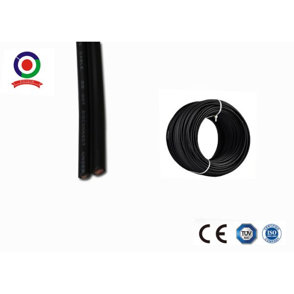 Quality 2 Core 10mm2 Solar Cable 25 Years UV Resistant 120℃ for sale