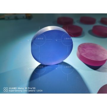 Quality Al2o3 Synthetic Colored Doped Laser Sapphire Crystal for sale