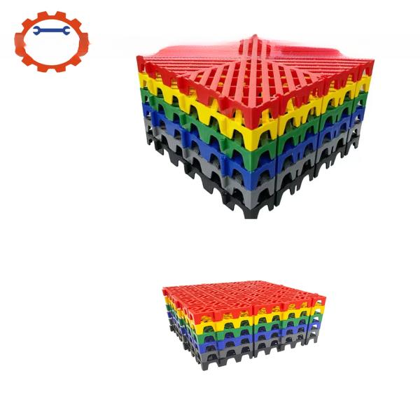 Quality Black Eco-Friendly PP Interlocking Floor Tiles for Garage Durable and Easy to Install for sale