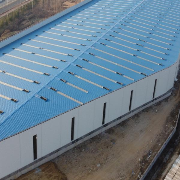 Quality Large Span Prefabricated Steel Frame Buildings for Logistics Warehouses for sale