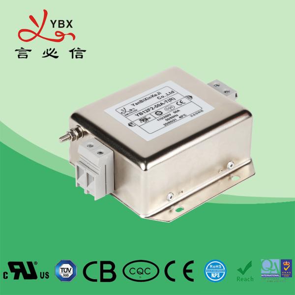 Quality Three Phase Emi Filter Rated Current 1-50A Environmental Temperature 40°C for sale